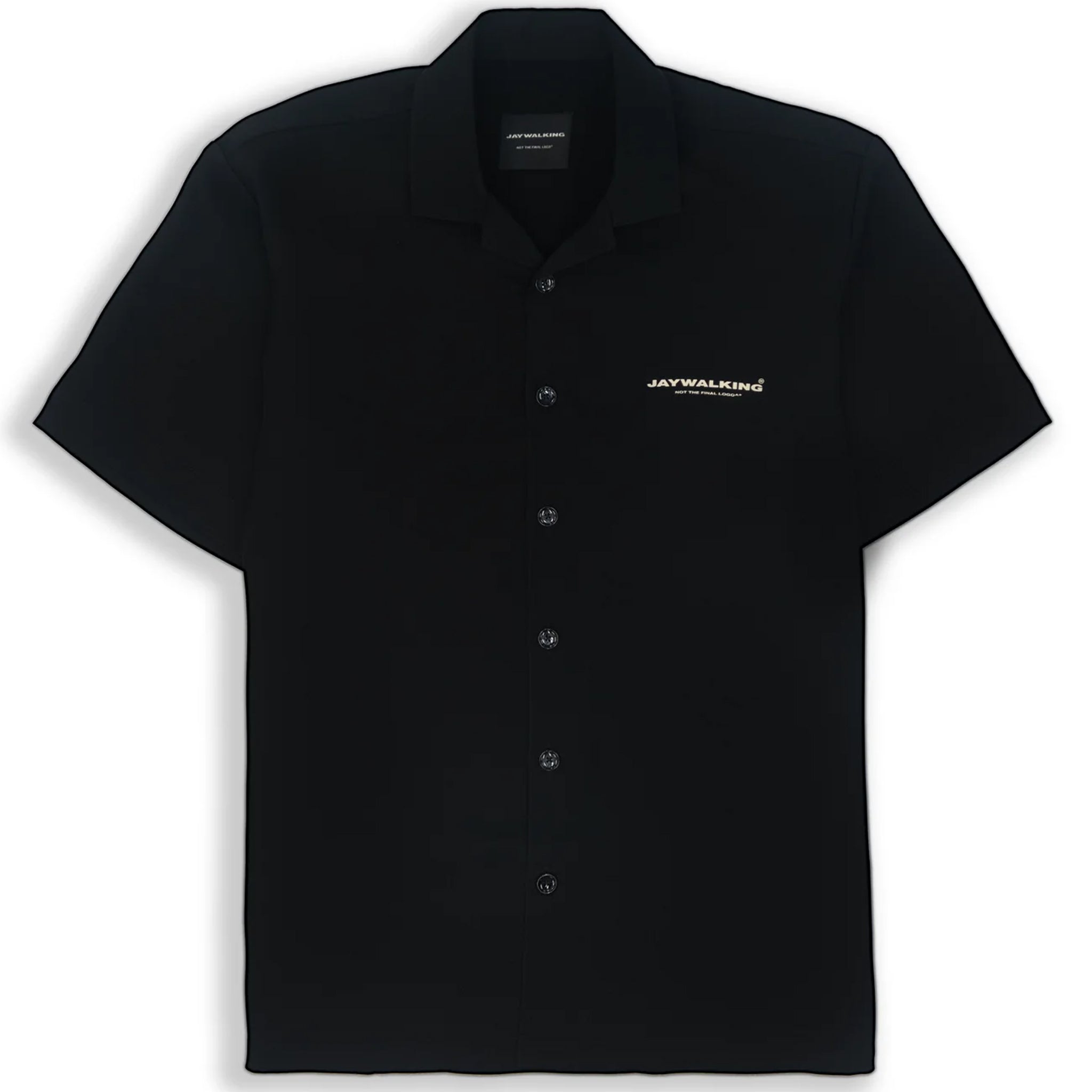 Jaywalking- Cuban Shirt- (BLACK) – Capsul