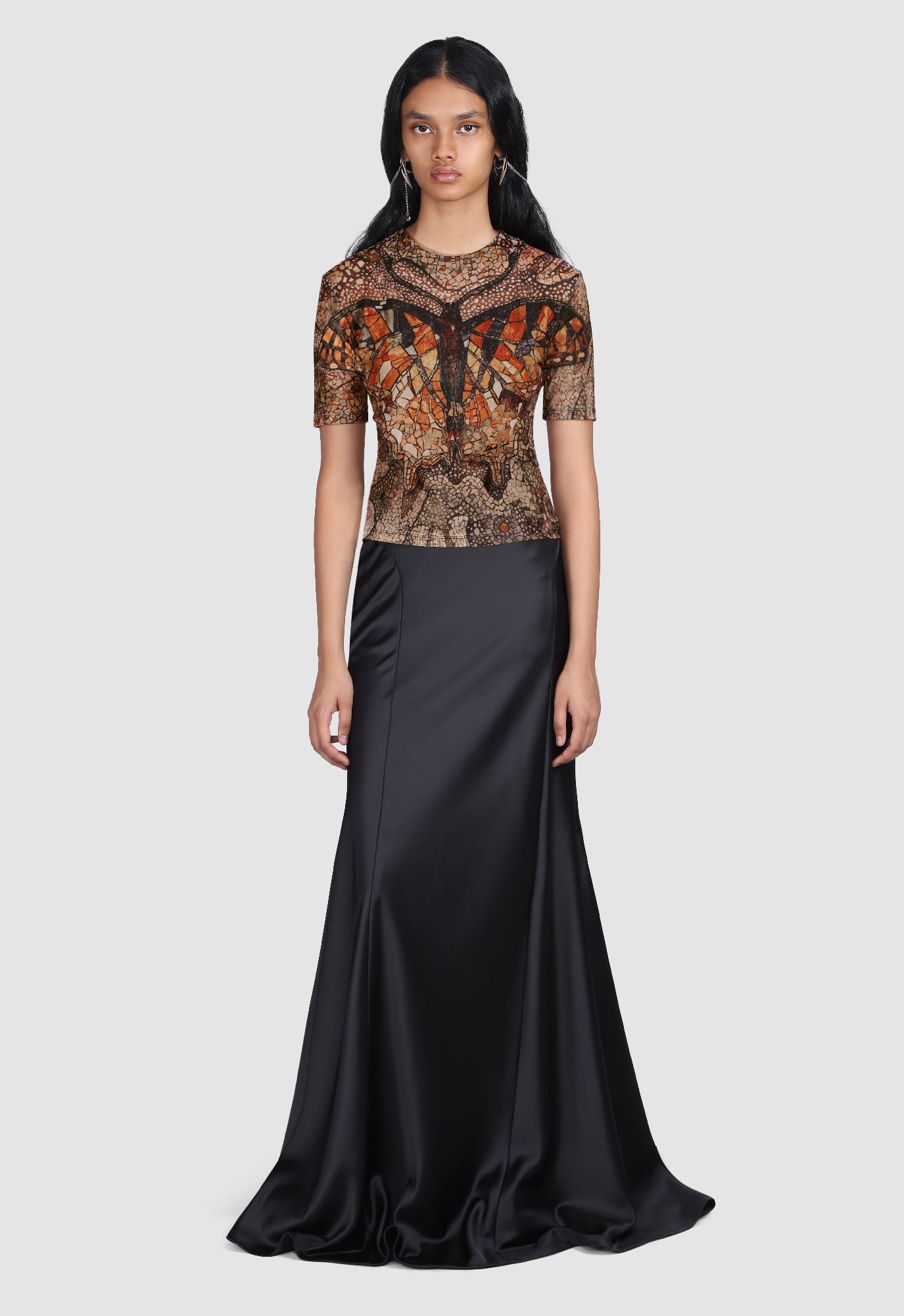 Mosaic Butterfly Mesh Top – Capsul