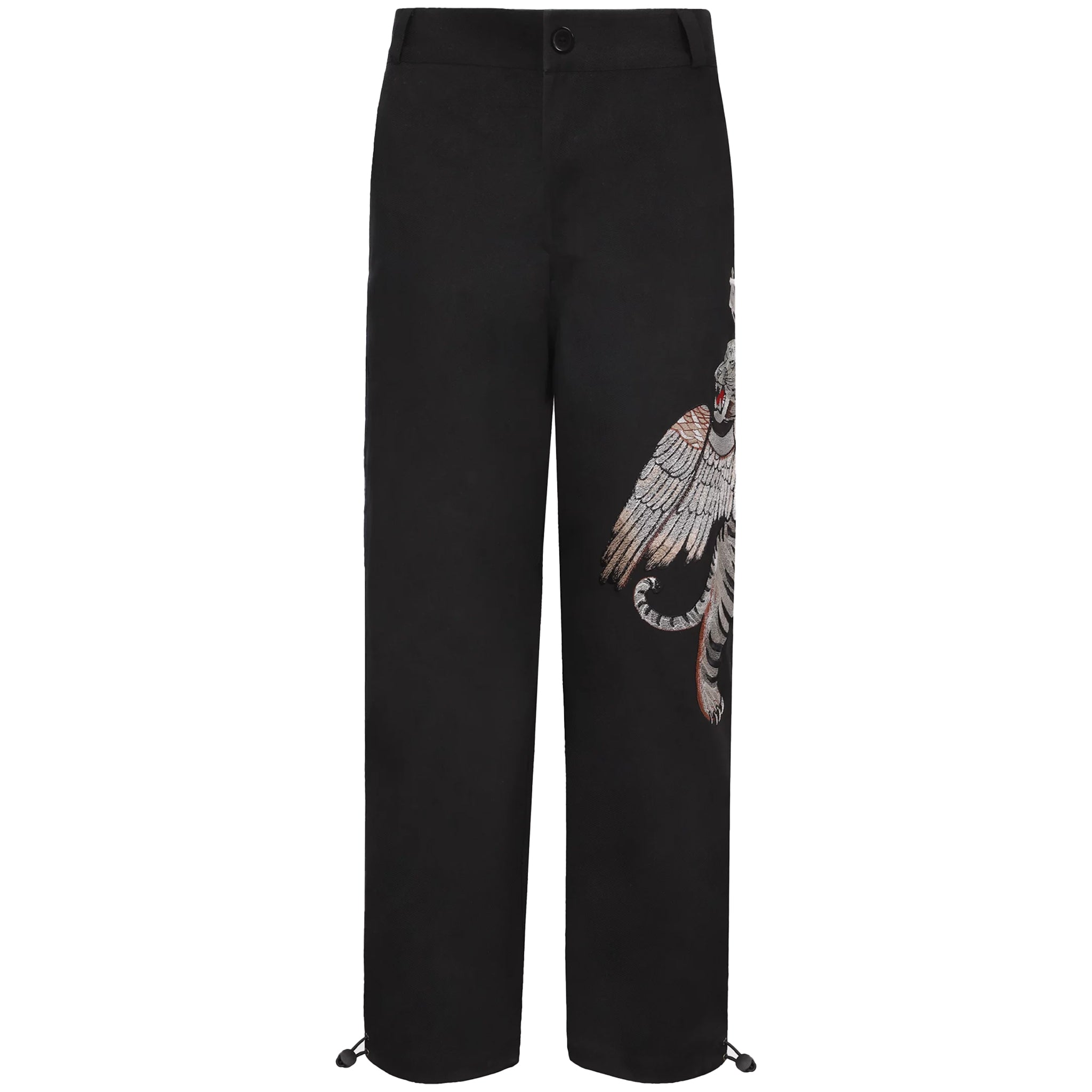 WINGED TIGER EMBROIDERED PANTS – Capsul