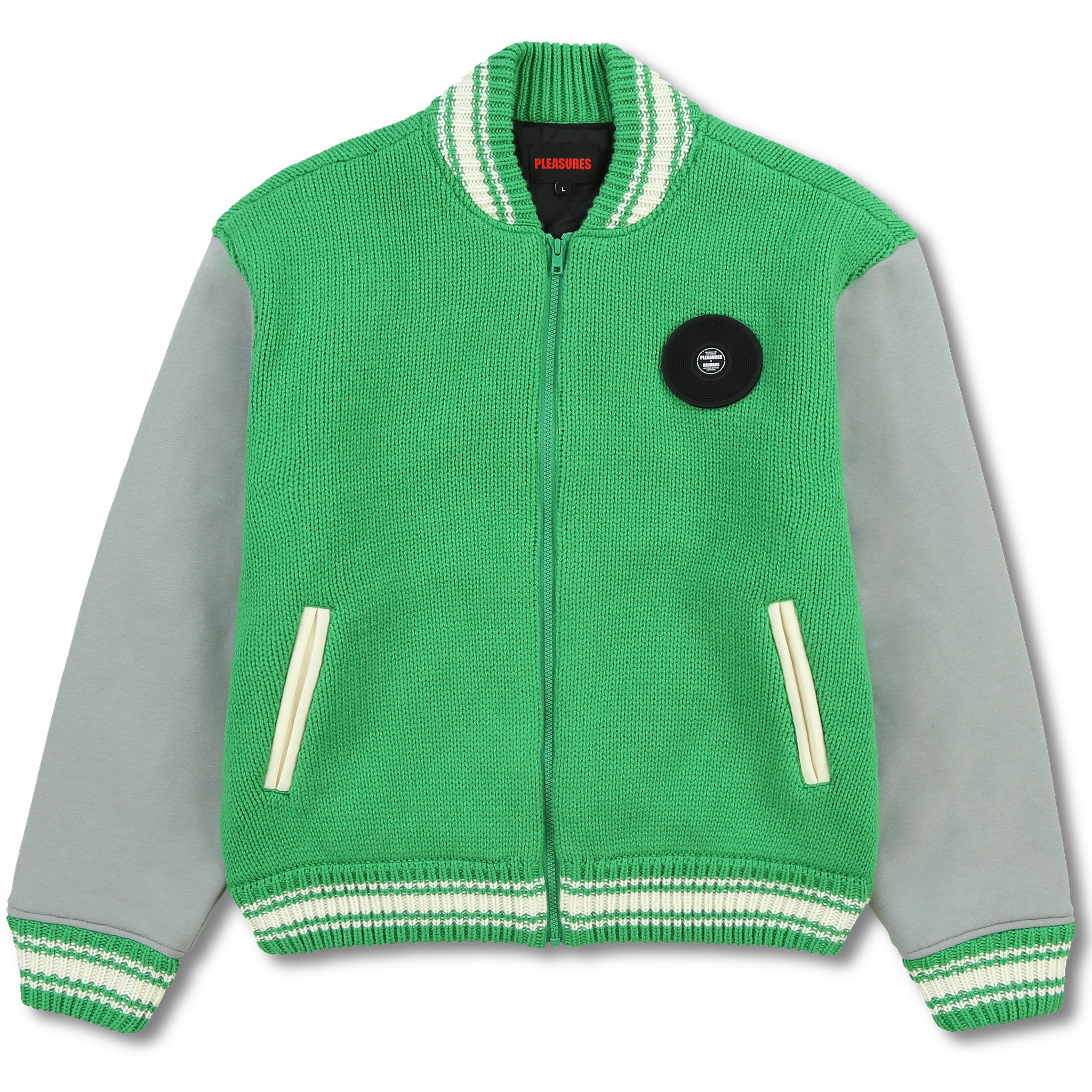 SMOKE KNITTED VARSITY JACKET – Capsul
