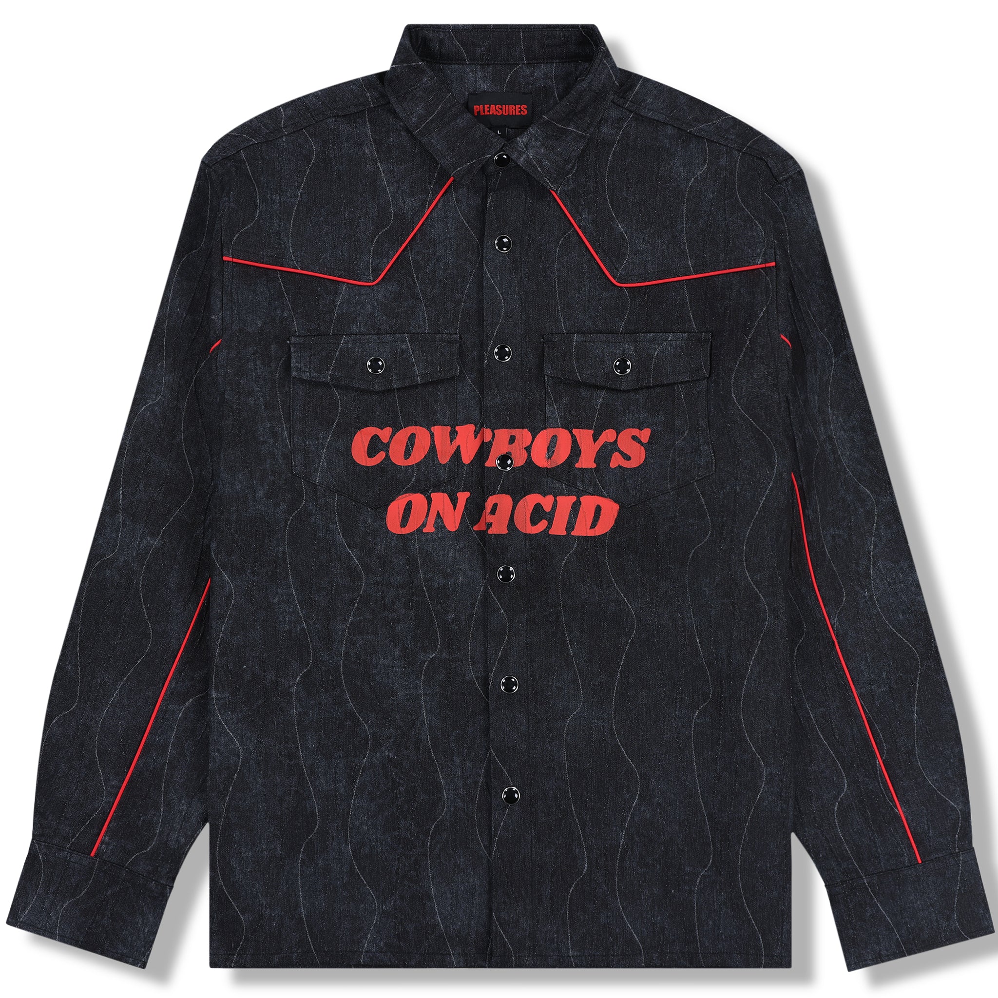 ACID COWBOY DENIM SHIRT (BLACK) – Capsul