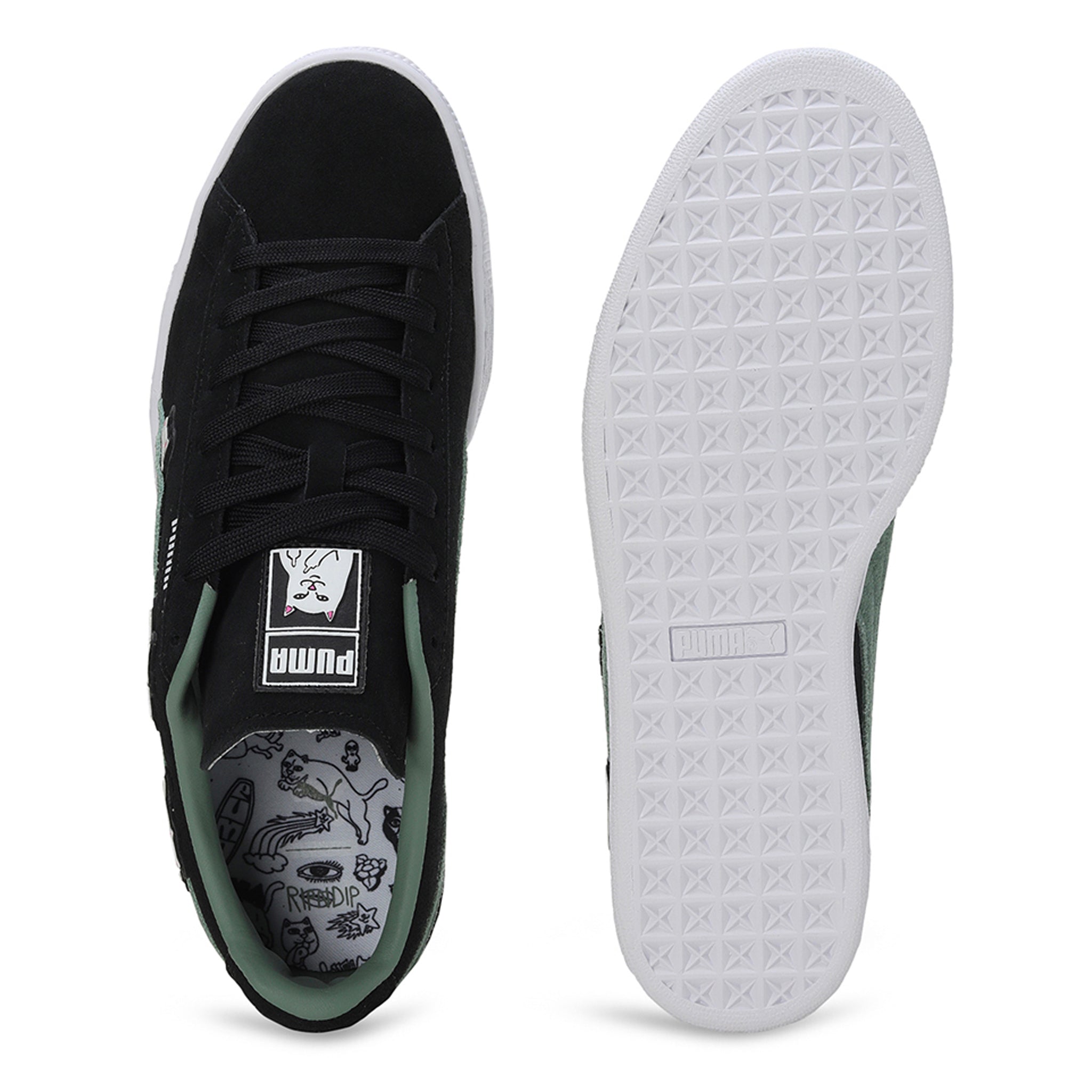 PUMA x RIPNDIP Suede Sneakers (Black) – Capsul