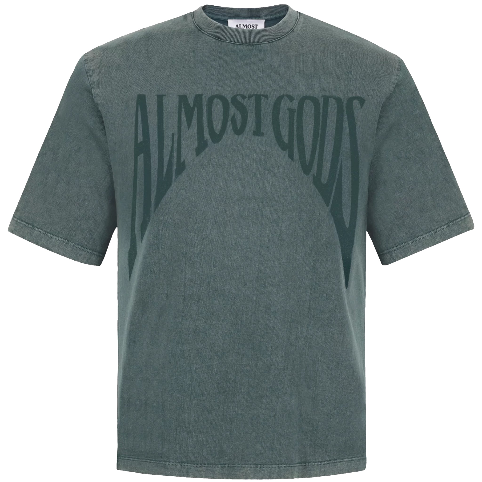 STONEWASHED GOTHIC TEE (PINE GREEN) – Capsul