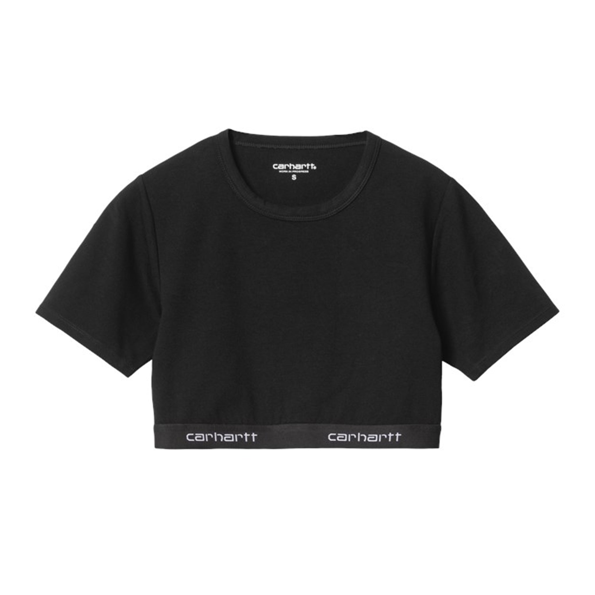 W' Script Crop Top (BLACK) – Capsul
