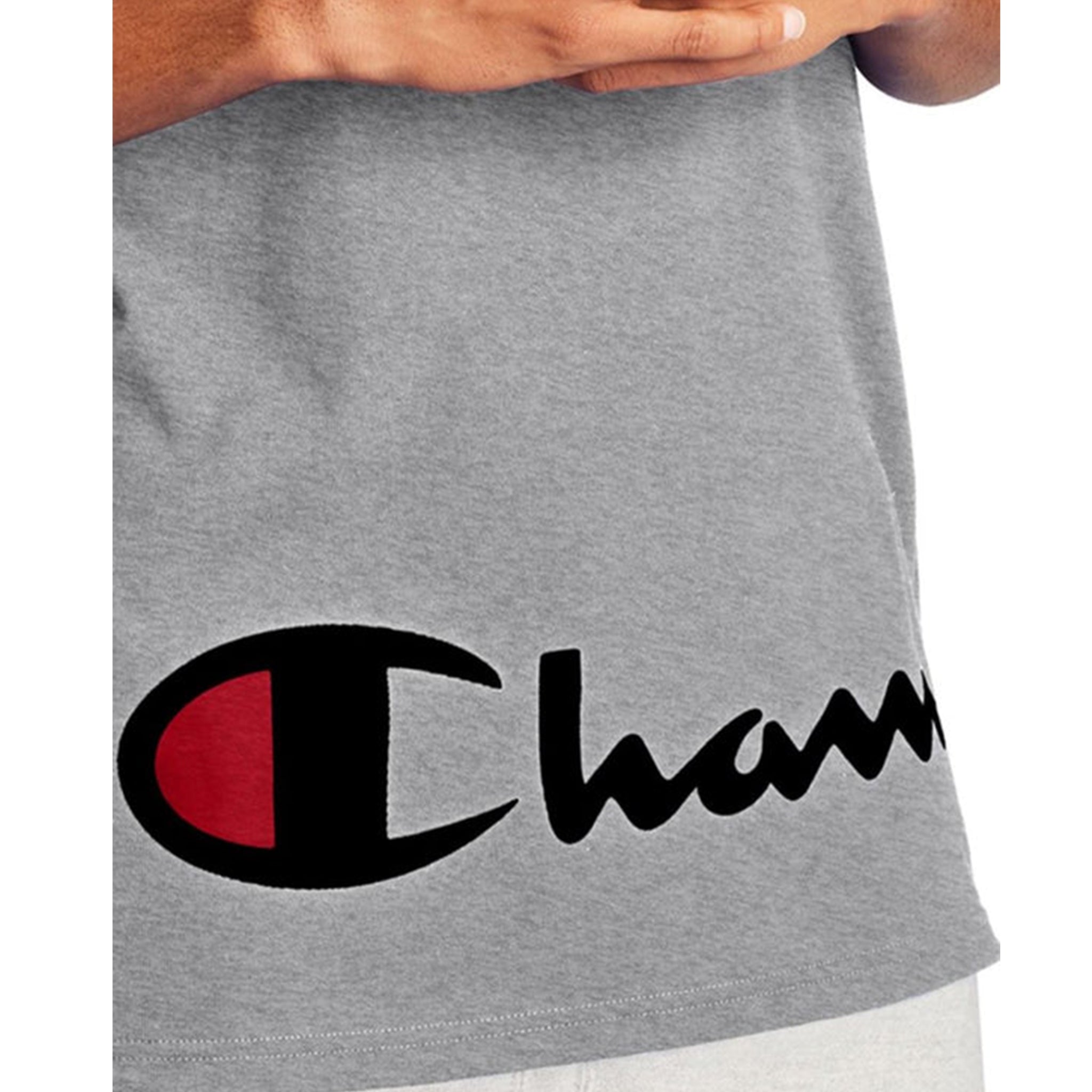 Heritage tee - wrap around logo (grey) – Capsul