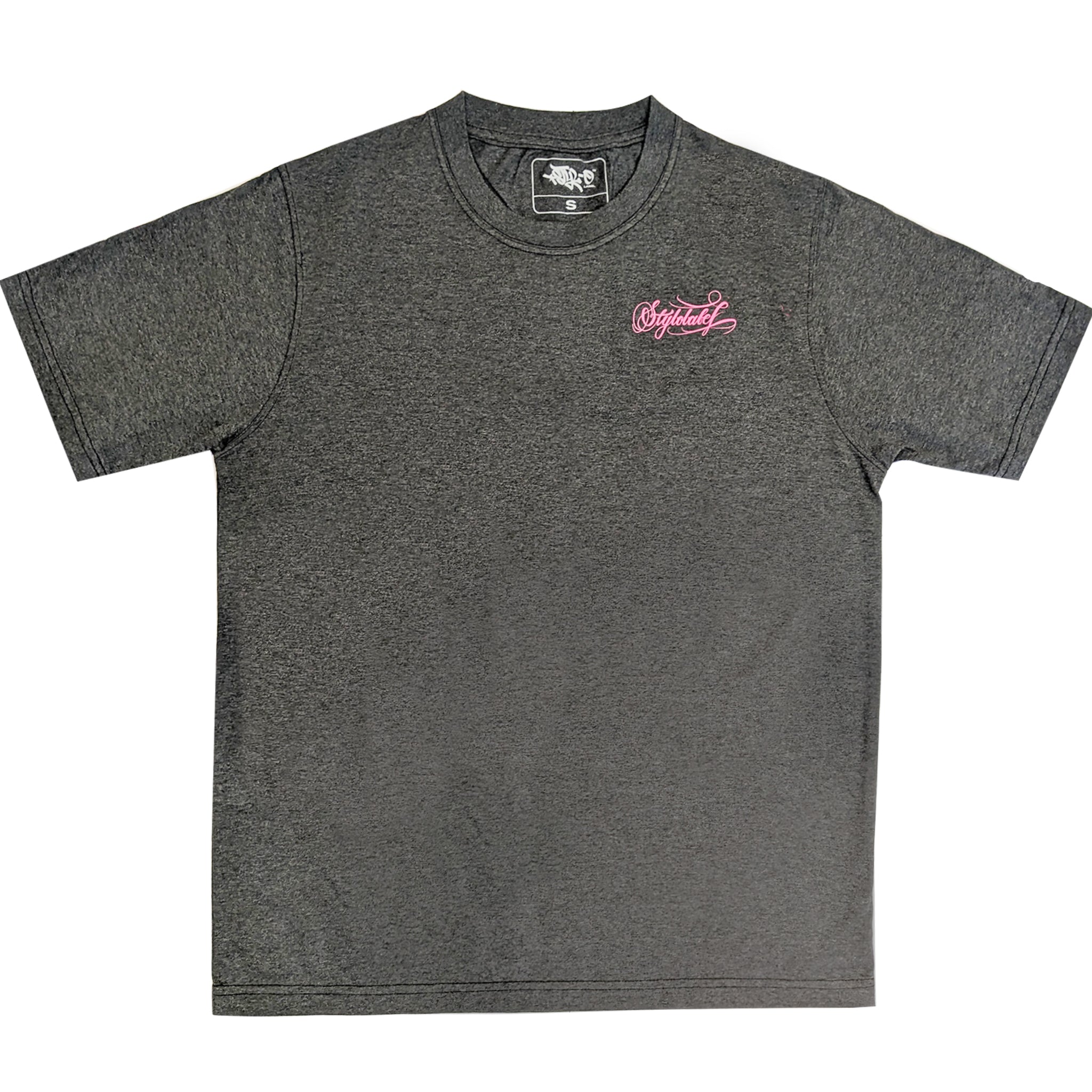 Cursive logo tee (PINK) – Capsul