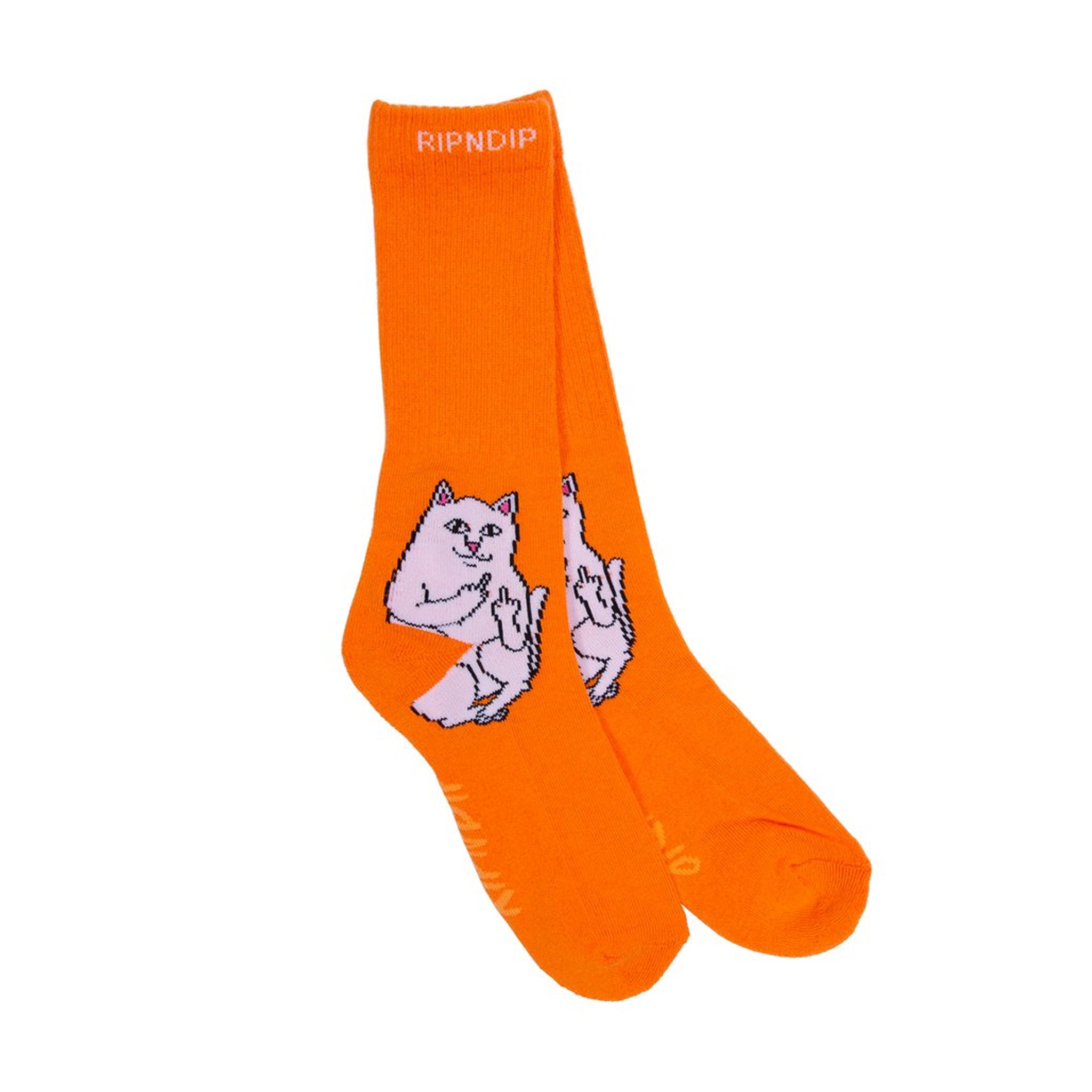 RIPNDIP Lord Nermal Socks (Light Orange) – Capsul